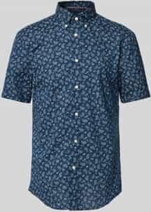 Tommy Hilfiger Regular Fit Freizeithemd aus Baumwoll-Leinen-Mix