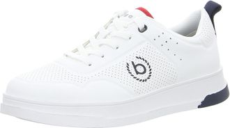 Bugatti Herrens Franc Sneaker, Weiß, 42