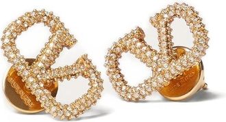 Valentino Garavani VLogo Signature Crystal-embellished Earrings