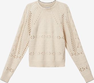 Isabel Marant Pull Luce - Femme - &Eacute;cru - Taille34 - Marant &Eacute;toile
