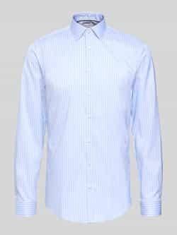 Jake*s Slim Fit Businesshemd mit Kentkragen