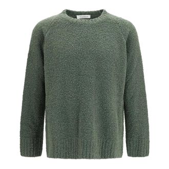Laneus Rundhals-Pullover - - Knitwear - Herren - Gr&uuml;n - L