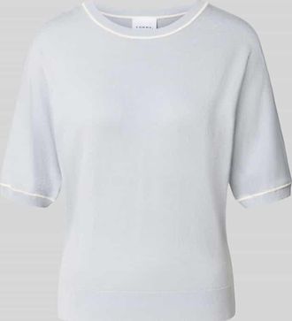 Comma Regular Fit Pullover aus Viskose-Mix in Strick-Optik