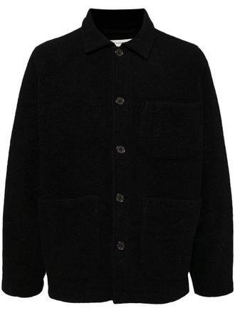 Universal Works veste en polaire - Noir