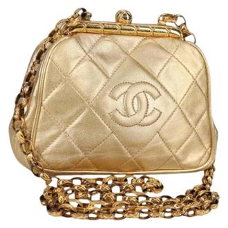 Chanel Pre-owned Vintage Schultertasche - - Pre-owned - Damen - Gelb - ONE SIZE
