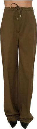 Max Mara Femme, Pantalons, Vert, Taille: 40 FR Pantalone