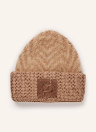 Fendi Mütze Mit Alpaka braun