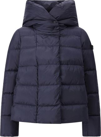 Peuterey Doudoune courte avec style urbain - Femme - Vestes - Bleu - Taille: 38 FR