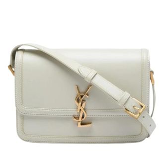 Saint Laurent Sac port&eacute; &eacute;paule Solferino Pre-owned - Femme - Pre-owned - Blanc - Taille: ONE Size