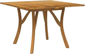 vidaXL Vidaxl - Table de jardin 110x110x75 cm Bois dacacia solide