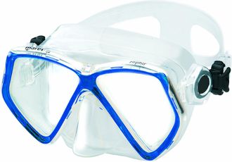 Head Mares Tauchmaske Zephir, Reflex Blue/Clear, One Size, 411319
