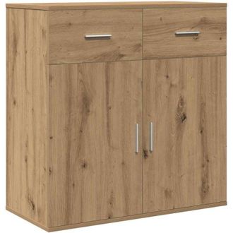 vidaXL Buffet chêne artisanal 79 x 38 x 80 cm Bois dingénierie Vidaxl