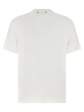 Golden Goose Mens White Lyocell T-Shirt