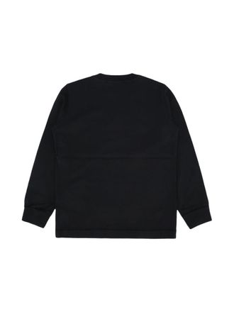 Stone Island Boys Junior T-Shirt Black Cotton T-Shirts And Polos