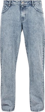 Urban Classics Herren Loose Fit Jeans Hose, Light SkyBlue Acid Washed, 34/34