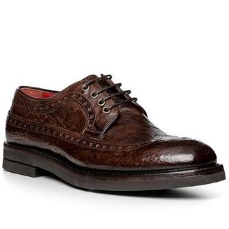 Rosso E Nero Herren Budapester braun Glattleder