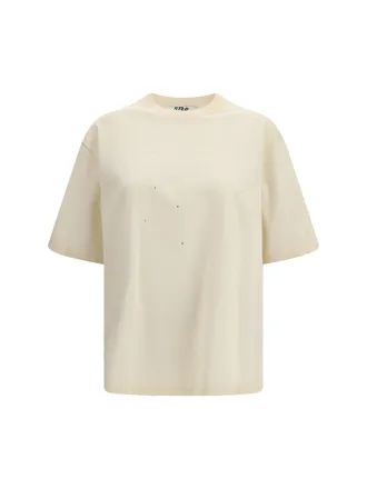 Golden Goose Womens T-Shirt Star Artic Wolf Cotton T-Shirts & Jerseys