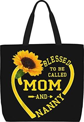 Generic Sac De Courses Quelle Chance D&Ecirc;tre Appel&eacute;e Maman! Sac &Agrave; Main D&eacute;contract&eacute; R&eacute;utilisable De Grande Capacit&eacute; Sacs En Toile, Pour &Eacute;cole, Filles, Tous Les J