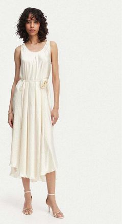 Marella Sommerkleid Alcool 2613221015 &Eacute;cru Regular Fit