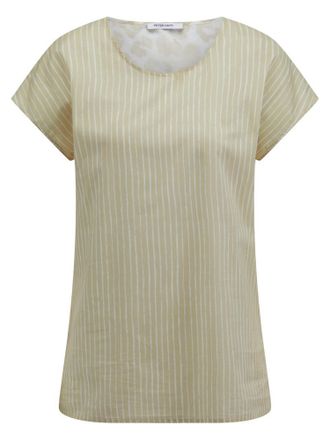 Peter Hahn &Auml;rmellose Bluse Peter Hahn beige