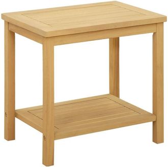 vidaXL Beistelltisch &Ouml;l-Natur 50 x 35 x 45 cm Massivholz Akazie vidaXL