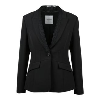 Ermanno Scervino Figurbetonter Blazer - - Jackets - Damen - Schwarzk - M