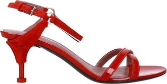 Premiata Femme, Chaussures, Rouge, Taille: 36 EU Sandale Crois&eacute;e avec D&eacute;tails en Daim