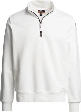 Parajumpers Broad Peak Half-Zip Fleece - - Sweatshirts & Hoodies - Herren - Wei&szlig; - L