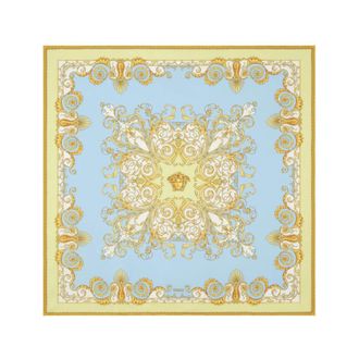Versace Femme, Accessoires, Multicolore, Taille: ONE Size Foulard en twill de soie imprim&eacute; 90 cm