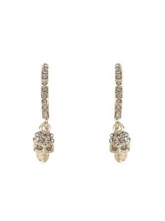 Alexander McQueen Skull Earrings - Gold