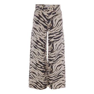 Ganni Femme, Pantalons, Multicolore, Taille: W26 Pantalon large