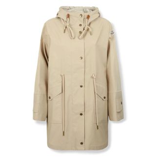 Moncler Femme, Manteaux, Beige, Taille: ONE Size Parka