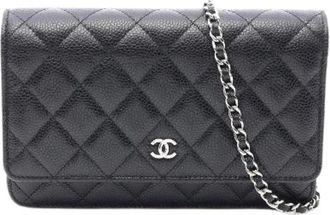 Chanel Pre-owned Matelasse Grained Calf Shoulder Bag - - Pre-owned - Damen - Schwarzk - ONE SIZE