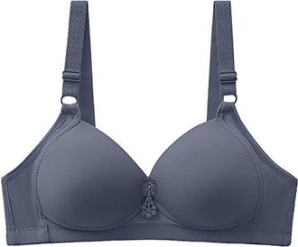 Generic Soutien-gorge 2026 pour femme, sans anneau en acier, imprim&eacute; ray&eacute; fin, respirant, sous-v&ecirc;tements confortables, C, D
