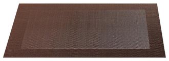 ASA Tischset 33 x 46 cm, PVC, braun