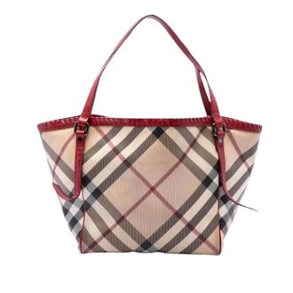 Burberry Sac bandouli&egrave;re en toile Pre-owned - Femme - Pre-owned - Beige - Taille: ONE Size