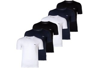 BOSS T-Shirt Herren T-Shirt 6er Pack Baumwolle (Packung, 6er Pack)