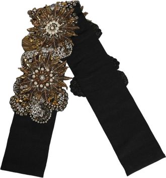 Dolce & Gabbana Femme, Accessoires, Noir, Taille: XL Sartoria Belt