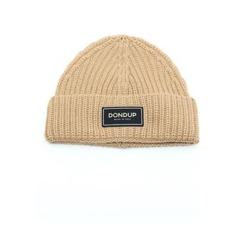 Dondup Shaved Technical Wool Hat - - Accessories - unisex - Beige - ONE SIZE