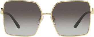 Dolce & Gabbana Femme, Accessoires, Gris, Taille: 60 MM Gros Grain Lunettes de soleil