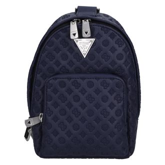 Guess Mini-Rucksack aus Kunstleder - - Bags - Herren - Blau - ONE SIZE