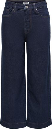 Only Female Jeans mit weitem Bein ONLREGINA Hohe Taille Verk&uuml;rzt Jeans