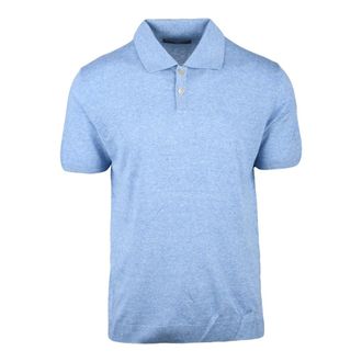 Daniele Fiesoli Homme, Tops, Bleu, Taille: L Polo en maille