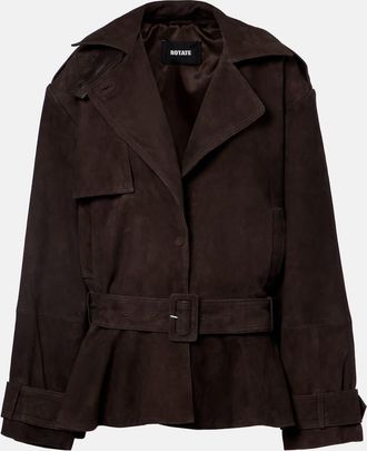 Rotate Veste oversize en daim