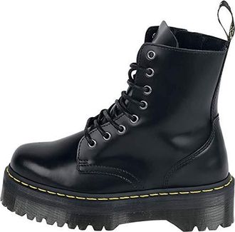 Dr. Martens Jadon en Cuir Brossé Noir - DMSJADONBK15265001 Quad Retro Jadon Blk - Taille 40, Noir, 40 EU
