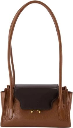 Marni Trunkette Mini Schultertasche - - Bags - Damen - Braun - ONE SIZE