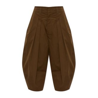 Christophe Lemaire Bermudas Volume - Femme - Shorts - Brun - Taille: 36 FR