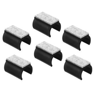 Artibetter 6 St&uuml;ck U F&ouml;rmige Filzgleiter f&uuml;r M&ouml;bel 25mm Bodenschoner mit Rutschfester Kunststoffunterseite Ger&auml;uschd&auml;mpfend M&ouml;bel und Stuhlbeinschutz f&uuml;r Holzb&ouml;d