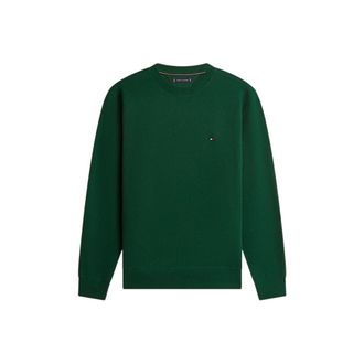 Tommy Hilfiger Homme, Sweatshirts et sweats &agrave; capuche, Vert, Taille: M Terry Crew Neck SweaT-shirt