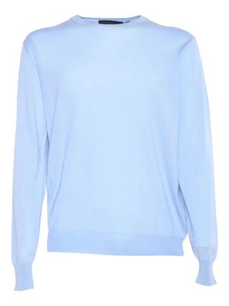 FILIPPO DE LAURENTIIS pull à col rond - Bleu